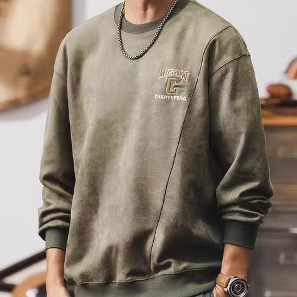 アメリカンレトロ 刺繍 ヘビーウェイトスウェット（3Colors）240726 – Champyee (チャンピー) アウトドア系コーデショップ