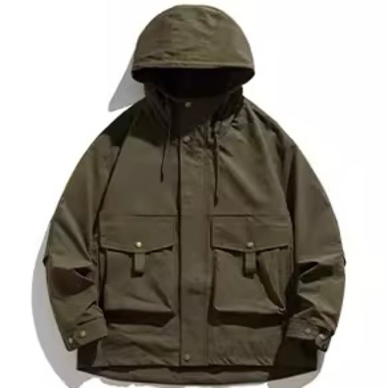 立体ビッグポケット フード付ワークジャケット（3Colors）- F603 – Champyee (チャンピー) アウトドア系コーデショップ