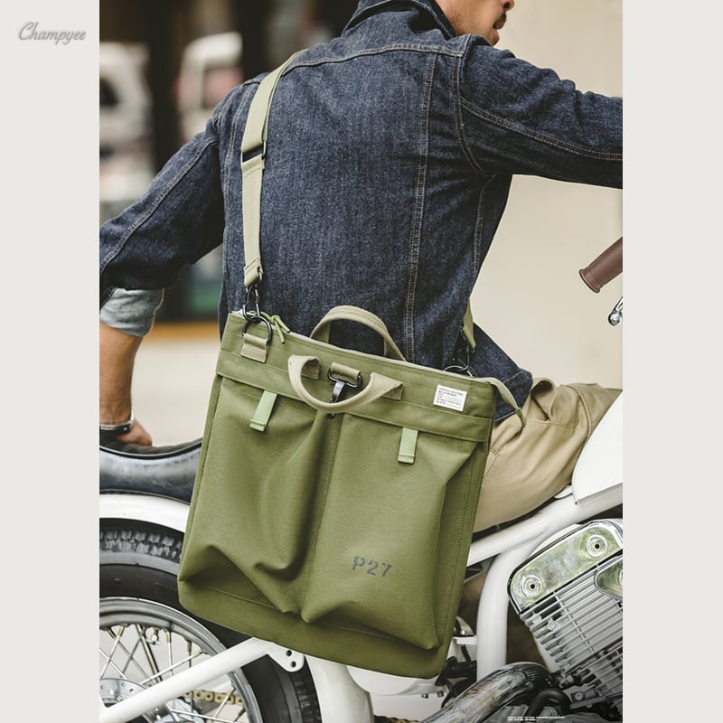 ミリタリー マルチポケット 2wayショルダーバッグ（2Colors）- S034 – Champyee (チャンピー) アウトドア系コーデショップ